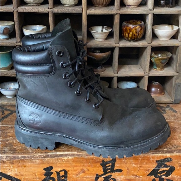 Timberland | Shoes | Black Leather Timberland Boots | Poshmark